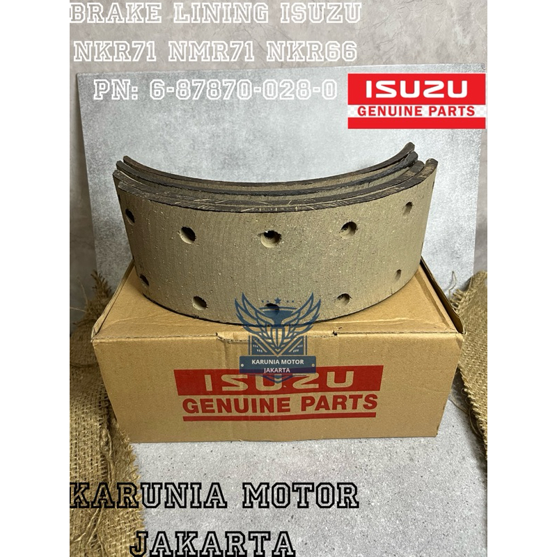 Jual BRAKE LINING KAMPAS REM ISUZU NKR71 NMR71 NKR66 ORIGINAL SET ...