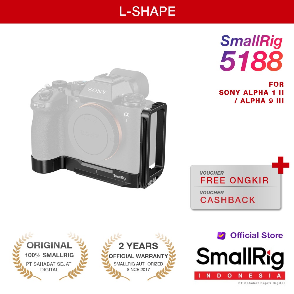 Jual SmallRig L-Shape Mount Plate for Sony Alpha 1 II / Alpha 9 III ...