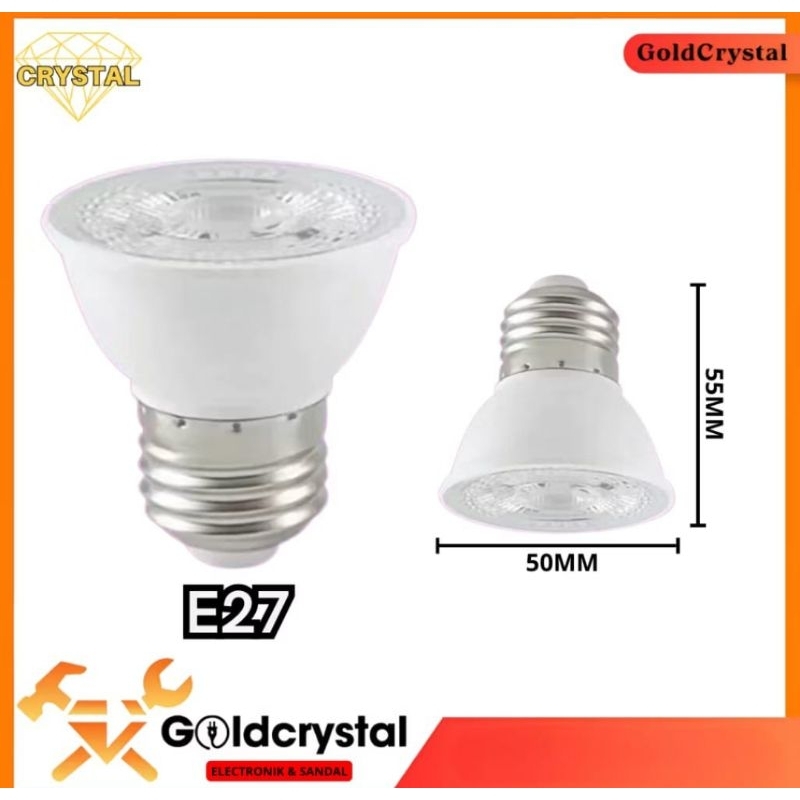 Jual Lampu Halogen Spotlight LED 7 Watt Fitting E27 COB Sorot 7W Lampu Spot Light. | Shopee ...