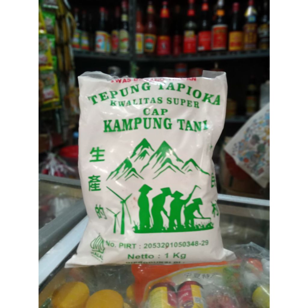 Jual Tepung Tapioka Cap Kampung Tani berat/isi 1kg | Shopee Indonesia