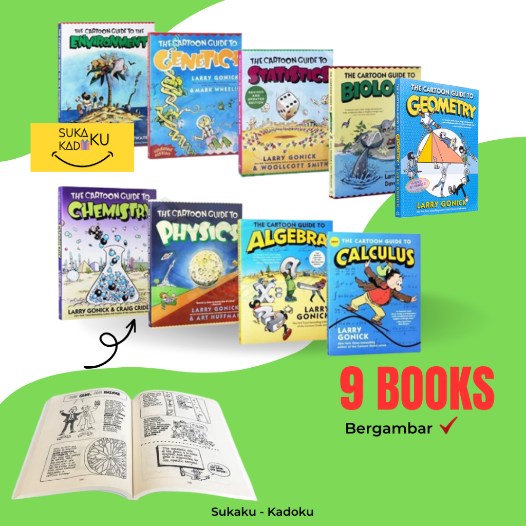 Jual The Cartoon Guide Books Set Buku Learning / Edukasi Anak Impor ...