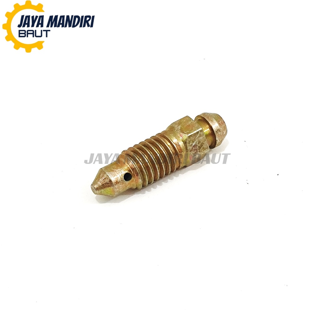 Jual Baut Nepel Angin M8 x 1.25 Drat Kasar Kuning Cakram Kaliper Minyak ...