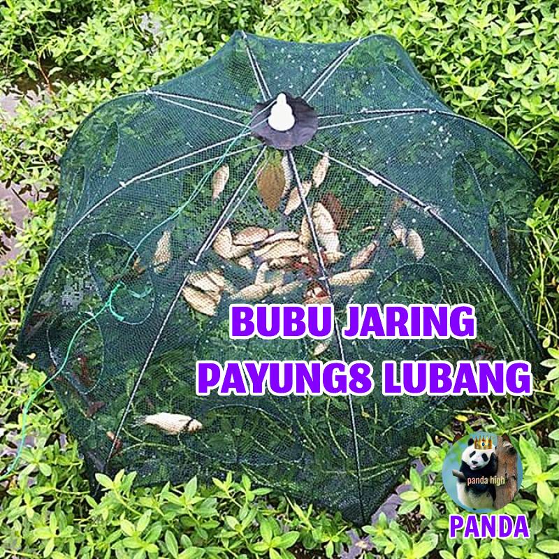 Jual Perangkap Bubu Payung 8 Lubang Alat Jaring Pancing Jala Ikan Udang ...