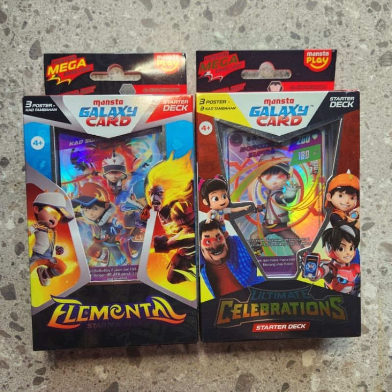 Jual BOBOIBOY GALAXY CARD ULTIMATE CELEBRATION + ELEMENTAL STARTER DECK ...