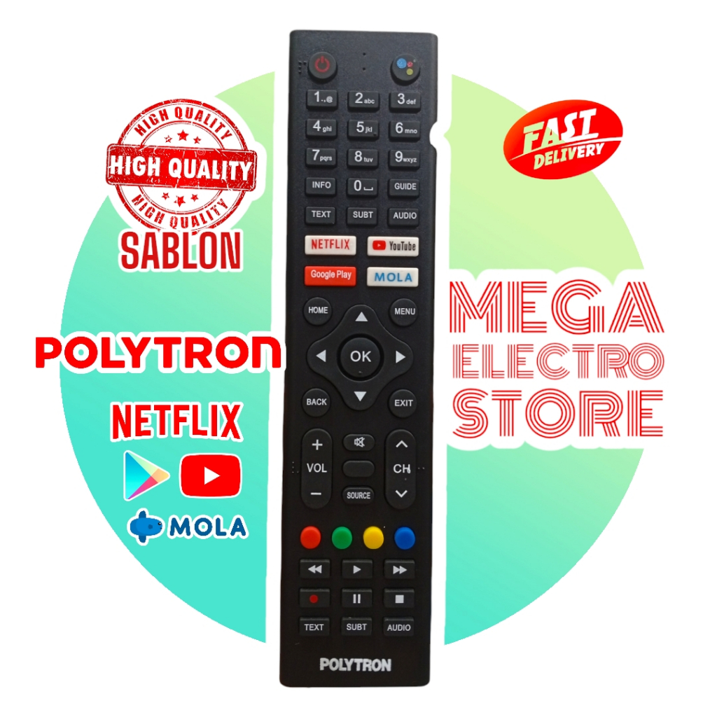 Jual Remot Tv POLYTRON SMART ANDROID | Shopee Indonesia