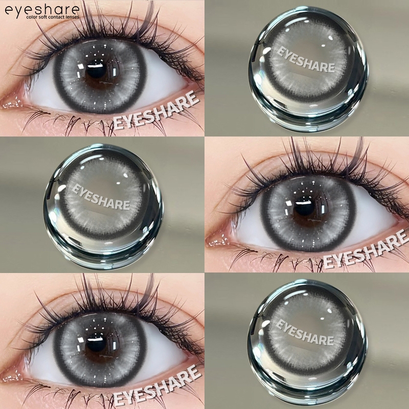 Jual 【COD】Softlens normal gray Lensa Berwarna Lensa Besar Ukuran lensa ...