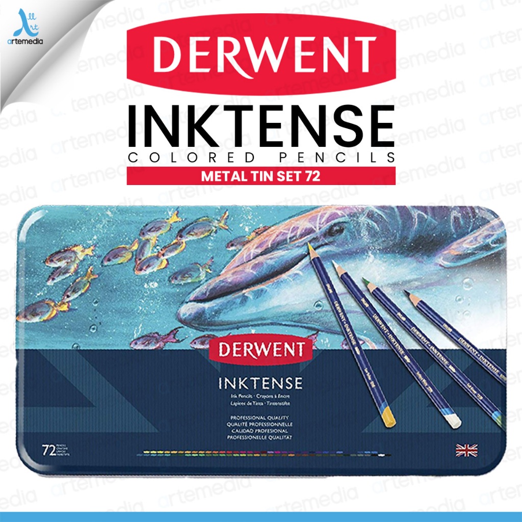 Jual Derwent Inktense Color Pencil Set 72 | Shopee Indonesia