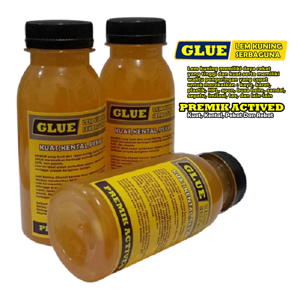 Jual Lem Kuning Aibon Super Premik Actived 100ml Lem Sepatu Sandal Tas ...