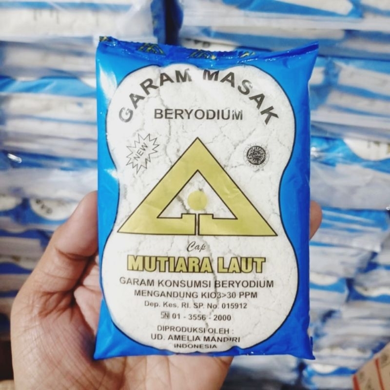 Jual Garam Dapur Halus Beryodium Kemasan Besar 200 gr | Shopee Indonesia
