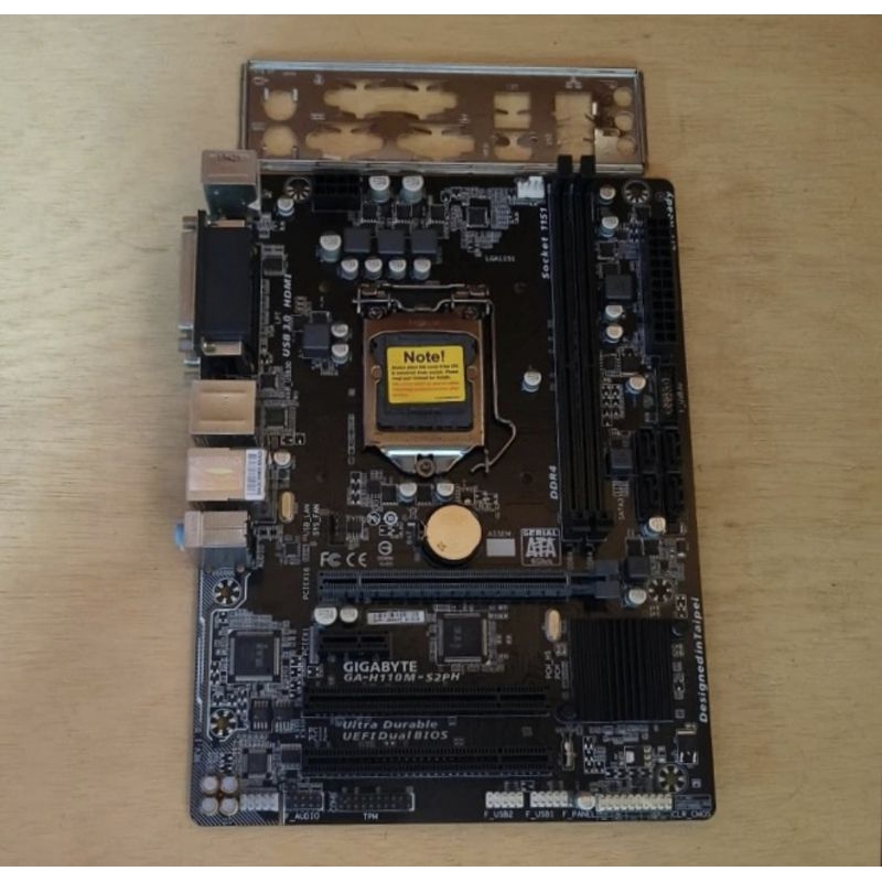 Jual MOBO/MOTHERBOAD GIGABYTE H110M DDR4 LGA 1151 SUPORT GEN 6 GEN 7 ...