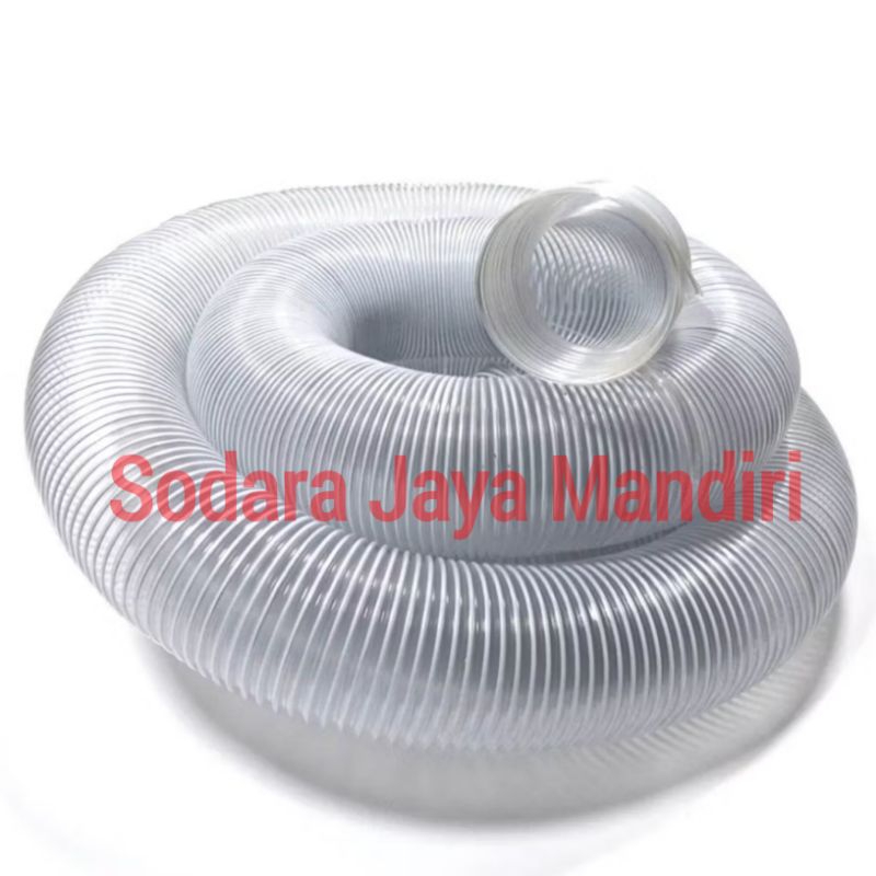 Jual Selang hisap serbuk kayu / PU DUCTING HOSE / Selang vacuum lentur ...