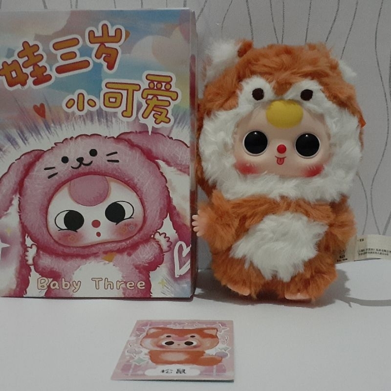 Jual Baby Three Mini Original [Selected] Shiba Orange | Shopee Indonesia