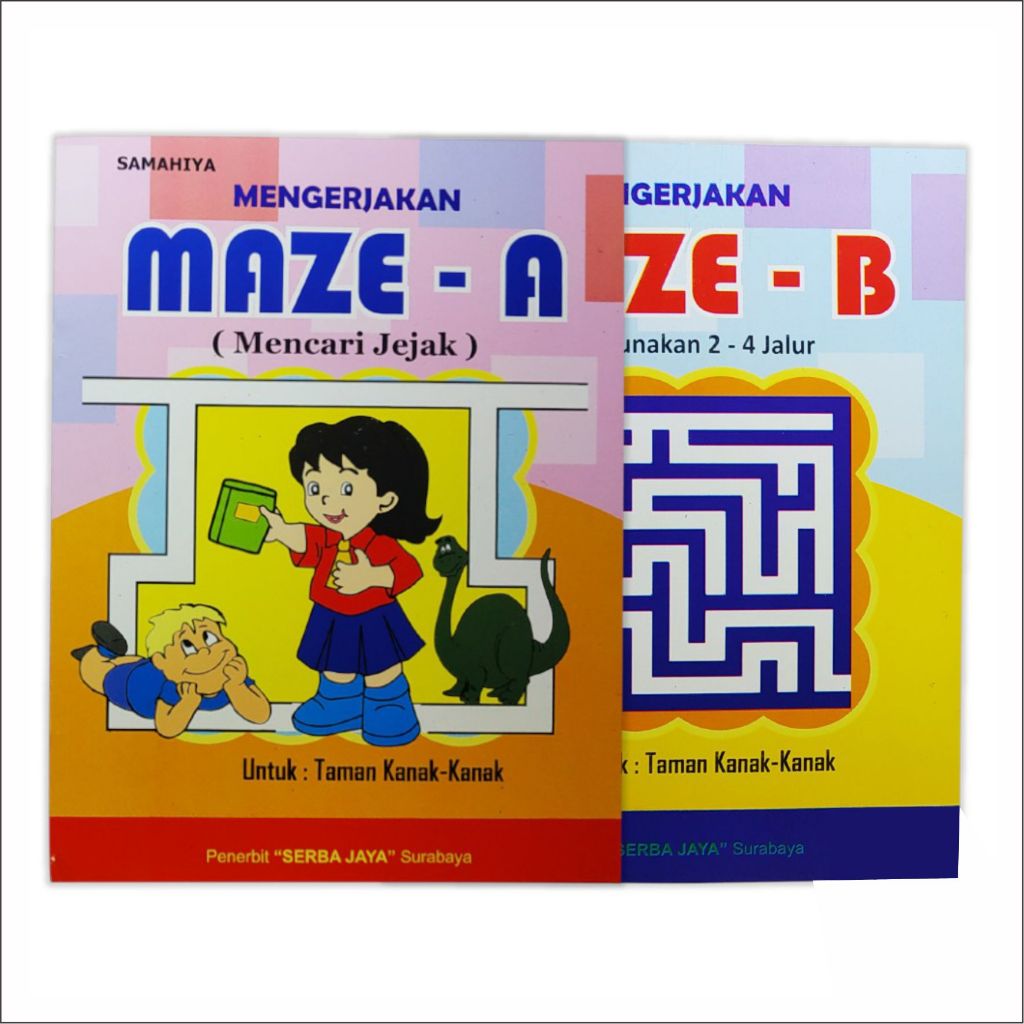 Jual Buku TK Mengerjakan Maze (Mencari Jejak) Untuk TK (SJ) | Shopee ...