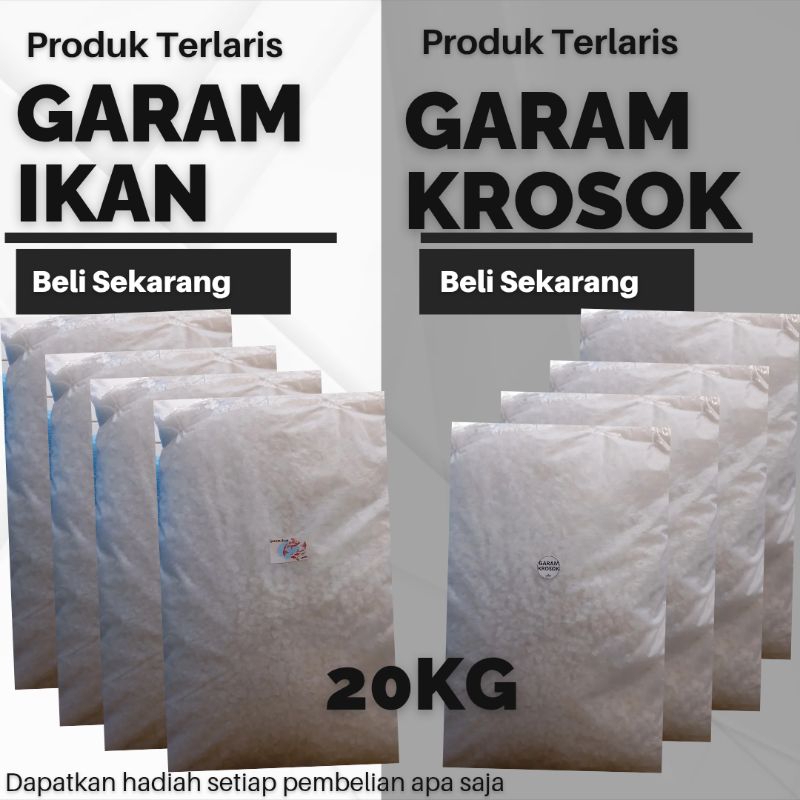 Jual GARAM KROSOK 20KG - GARAM KASAR -GARAM MASAK - GARAM KRISTAL ...