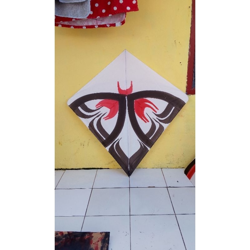 Jual layangan besar aduan super (ukuran 110/115 ) siap turnamen (10 pcs ...