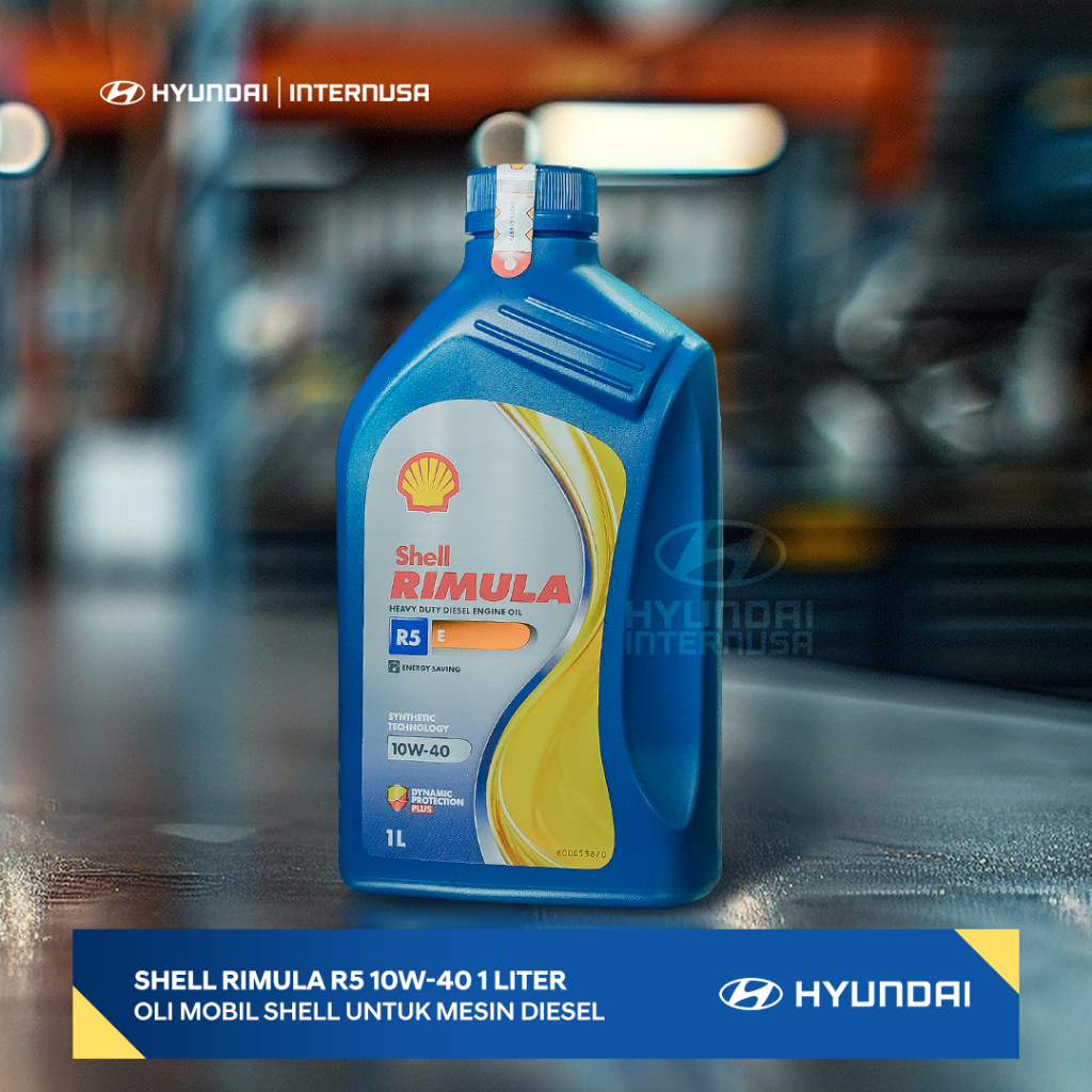 Jual HYUNDAI INTERNUSA - Oli Mesin Shell Rimula R5 E 10W-40 1 Liter ...