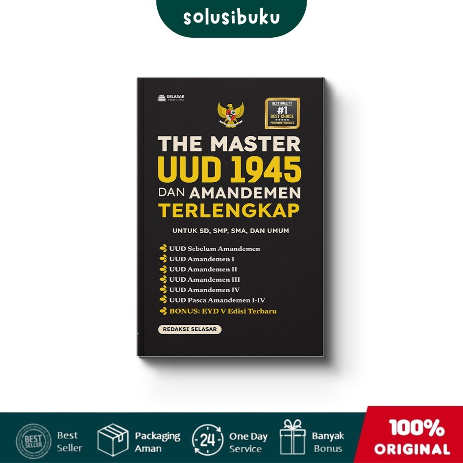 Jual Buku The Master UUD 1945 dan Amandemen Terlengkap (Selasar Media Utama) | Shopee Indonesia