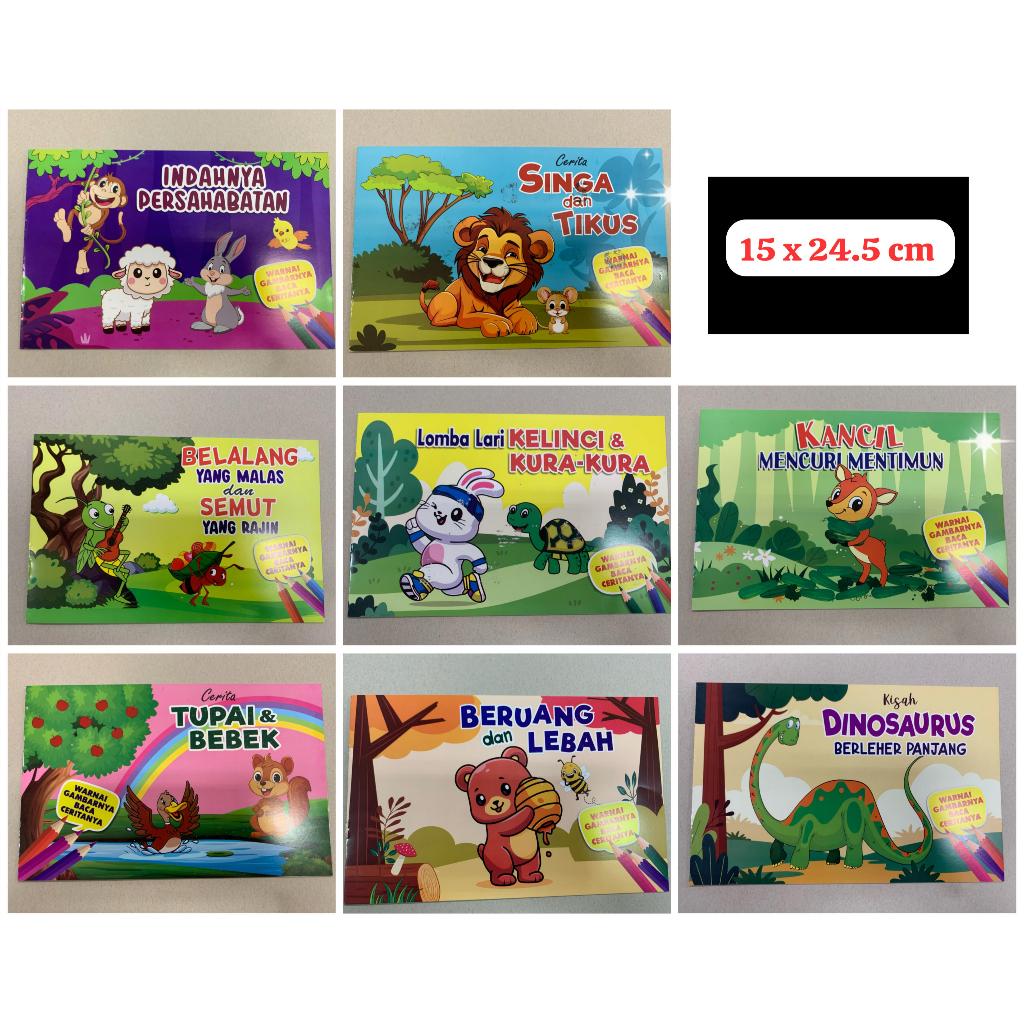 Jual buku mewarnai merek bintang ukuran landscape kecil ( tidur) cover ...