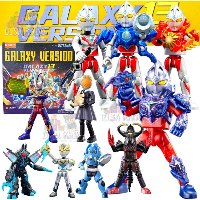 Jual Blokees Ultraman Galaxy Version 13 Volume GV13 Harga 1 KOTAK ISI 9 ...