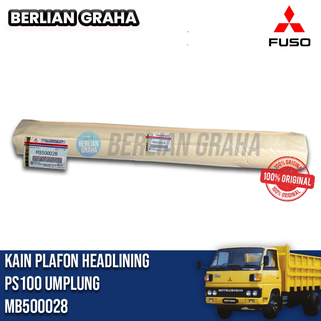 Jual Kain Spon Plafon Atap Headlining Colt Diesel PS100 Umplung Original Mitsubishi | MB500028 ...