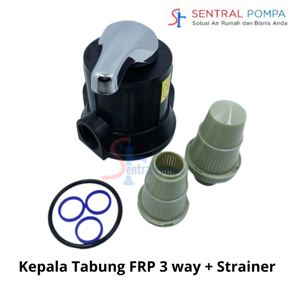 Jual Kepala Tabung Filter FRP - 3 Way Head Valve manual | Sentral Pompa ...