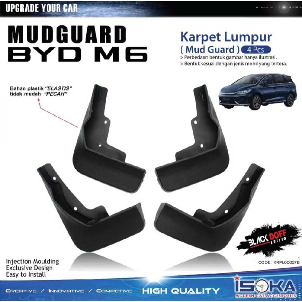 Jual Mud guard/karpet lumpur mobil BYD M6 | Shopee Indonesia
