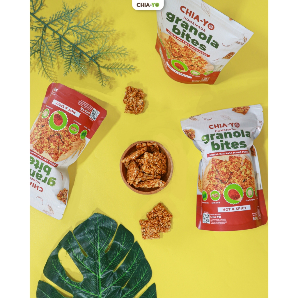 Jual Chiayo Granola Bites Hot & Spicy | Shopee Indonesia
