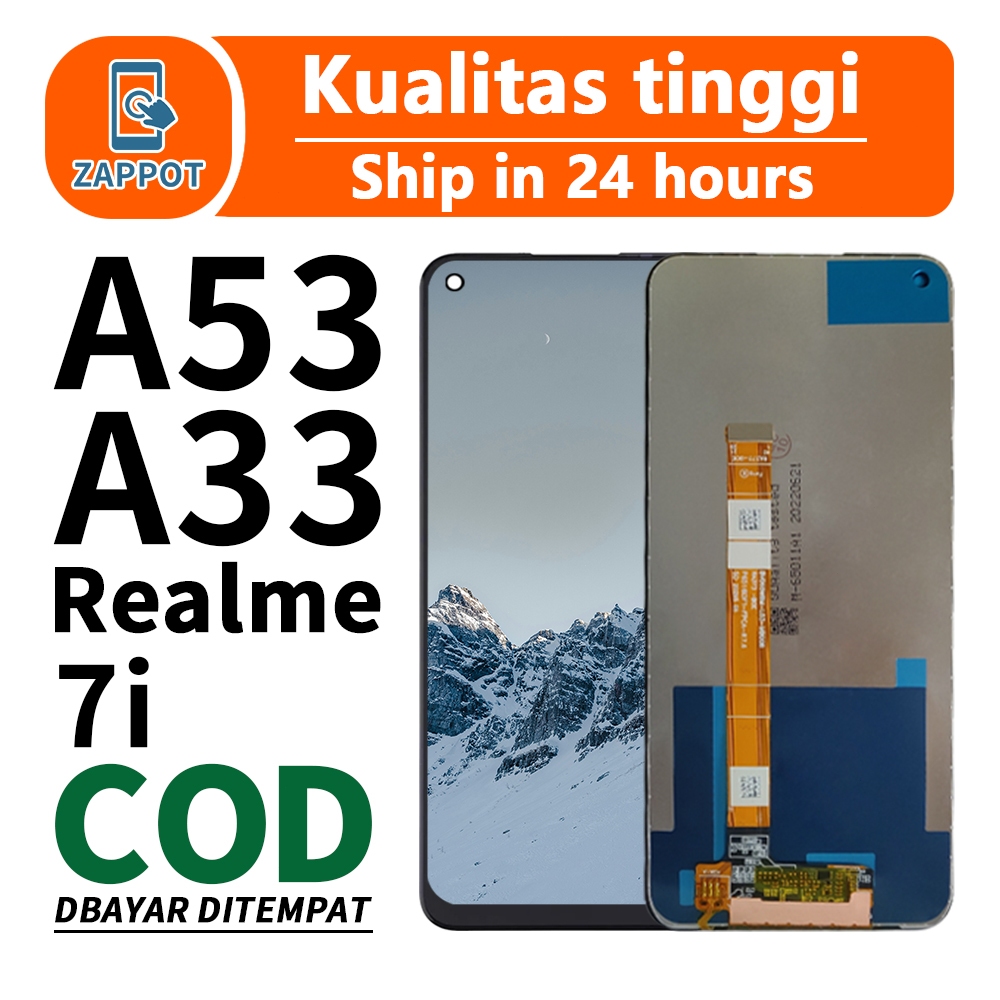 Jual LCD FOR OPPO A53 / REALME 7I / Realme C17 / A33 Fullset TOUCHSCREEN | Shopee Indonesia