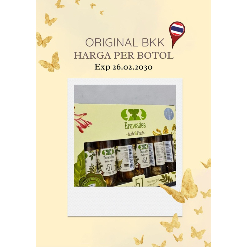 Jual Erawadee 51 / Minyak angin roll on erawadee no 51 original ...