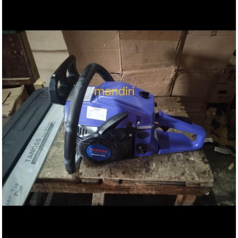 Jual mesin chainsaw mesin Gergaji Kayu Tanoss bar laser 22 inchi ...