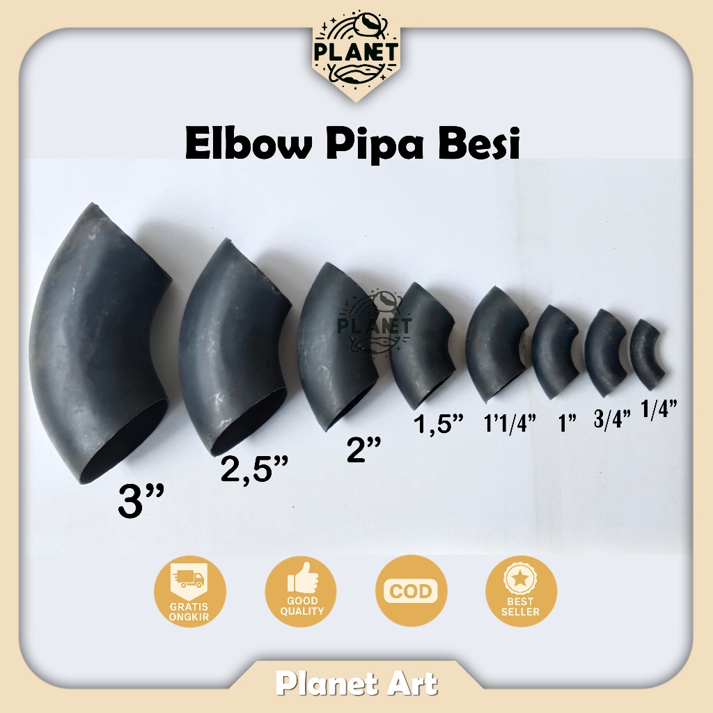 Jual Elbow besi pipa las penyambung pipa besi tikungan/pipa sudut ...