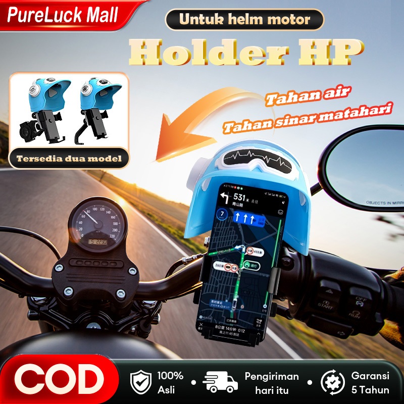 Jual Phone Holder Motor Besi Stang Full Alumunium Dudukan Penahan Hp Sandaran Penyangga ...