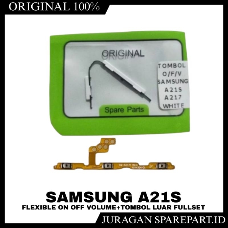 Jual Flexible + Tombol Luar On Off Volume Samsung A21S / A217 Fullset Luar Dalem | Shopee Indonesia