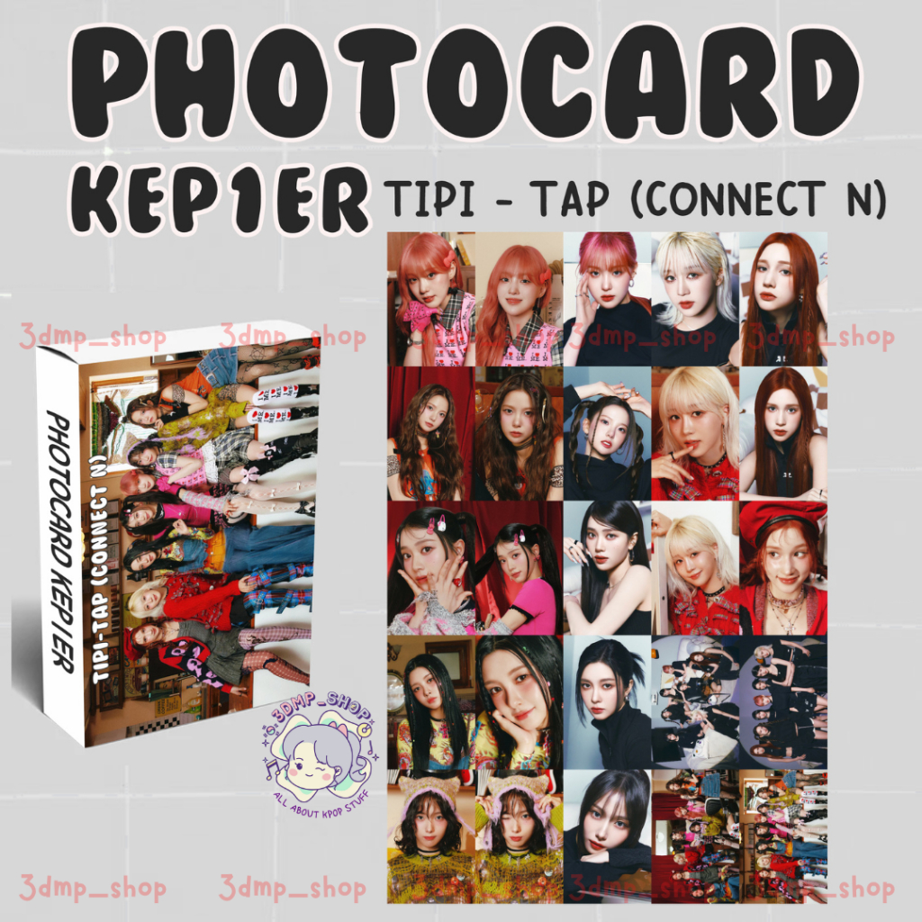 Jual [25 Lembar] Photocard Lomocard Photo lomo card Kep1er TIPI-TAP First Impact Doublast ...