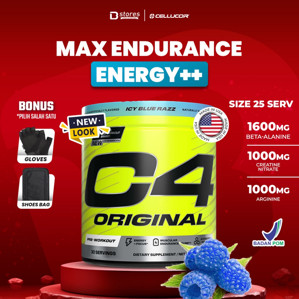 Jual CELLUCOR C4 Original 30 Serving Pre Workout PWO Bstores | Shopee ...