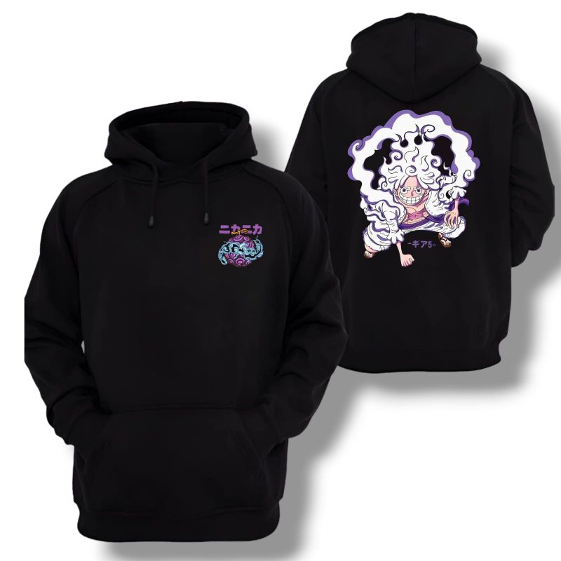 Jual Jaket Hoodie One Piece Luffy Gear 5 Sweater Anime Jepang Fleece ...