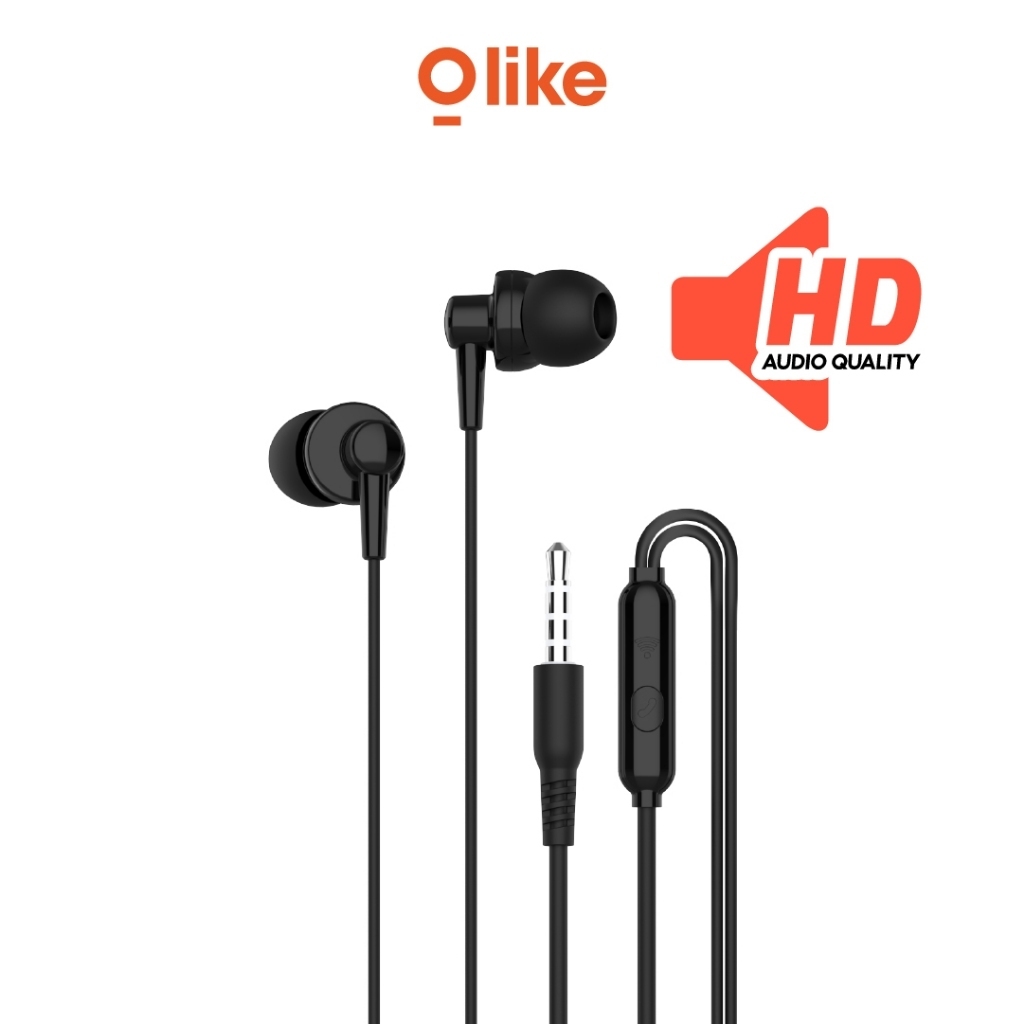 Jual Olike Headset Kabel E11 New Edition in Ear Audio Jack 3.5mm Bass ...