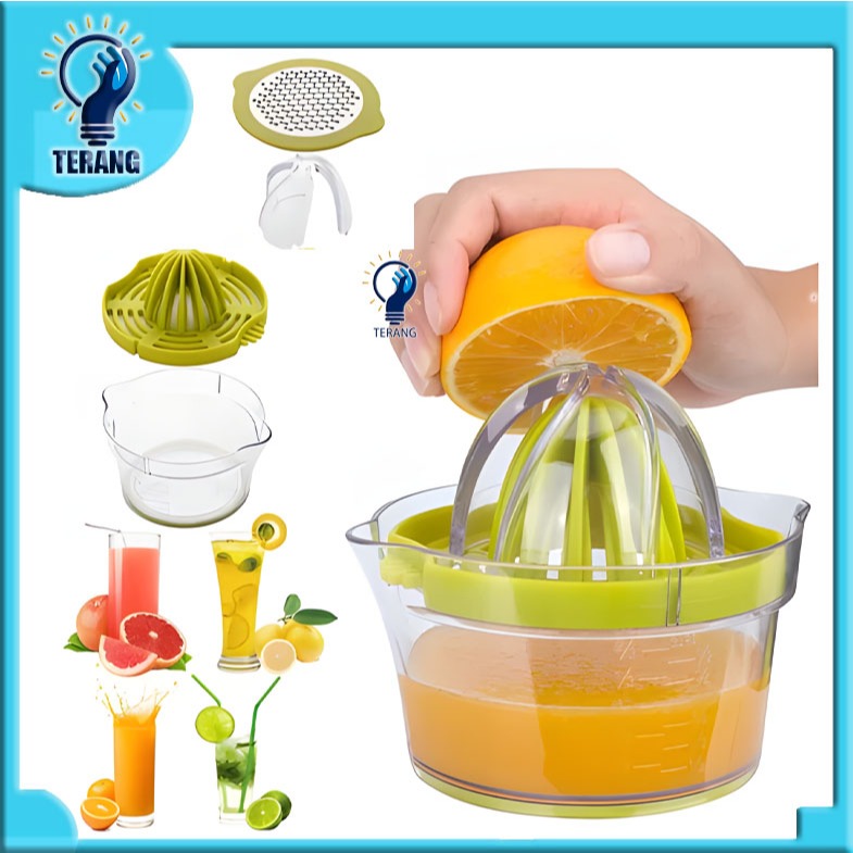 Jual Alat Peras Juicer Jus Manual 4In1 Pemisah Telor Jeruk Lemon Citrus ...