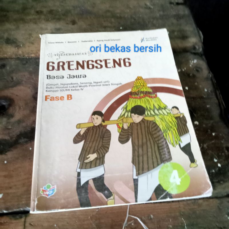 Jual Buku GRENGSENG Basa Jawa Kurikulum MERDEKA kanggo Kelas IV 4 SD/MI - Trisno Widodo Penerbit ...