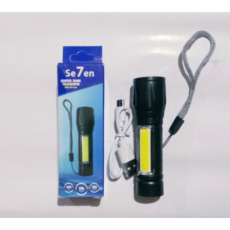 Jual Senter Swat Police Mini Zoom / Senter Police LED Zoom Super TERANG ...