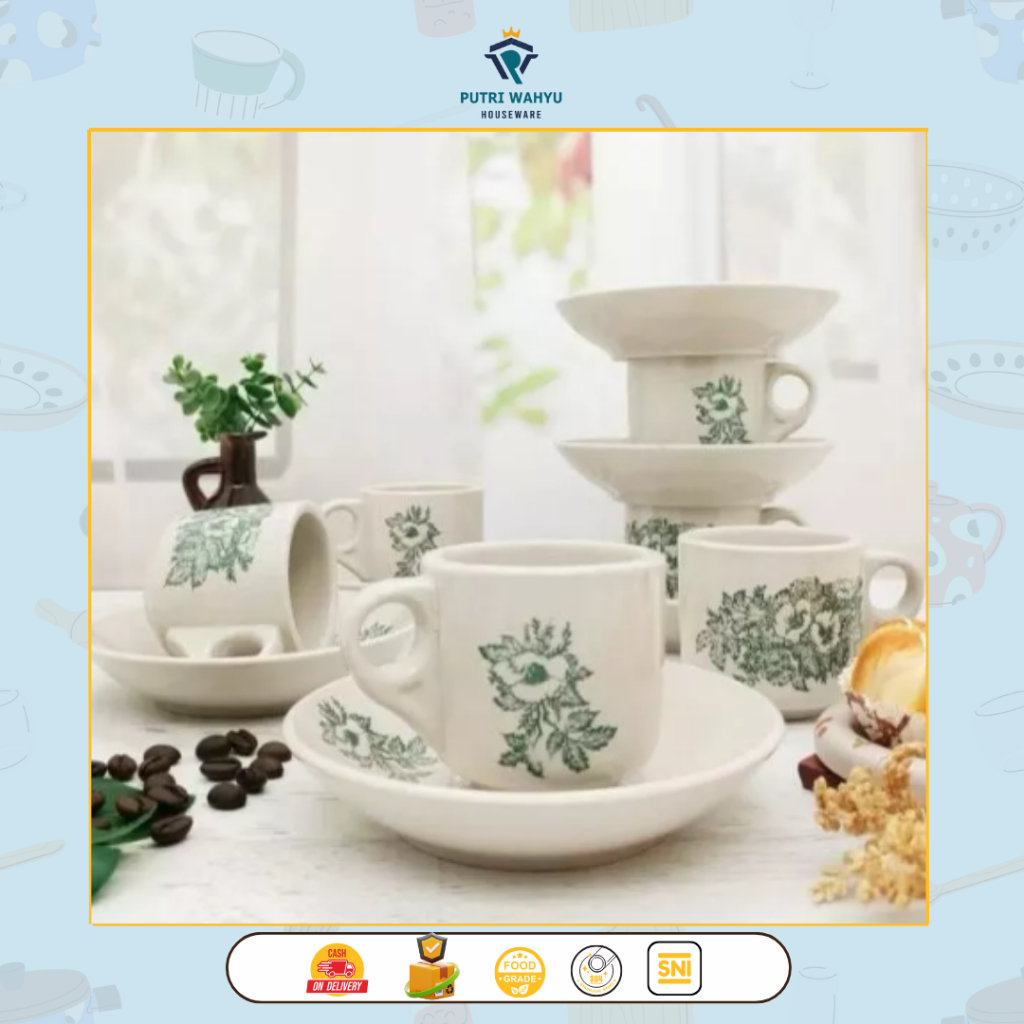 Jual CHN-99 cangkir set Kopitiam Merk Morito MORITO Cangkir Piring ...
