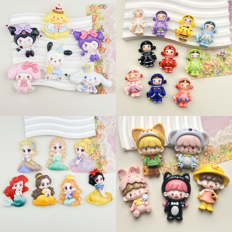 Jual Resin Clay Jumbo Karakter Lucu Anak Perempuan Ukuran 6-7 cm ...