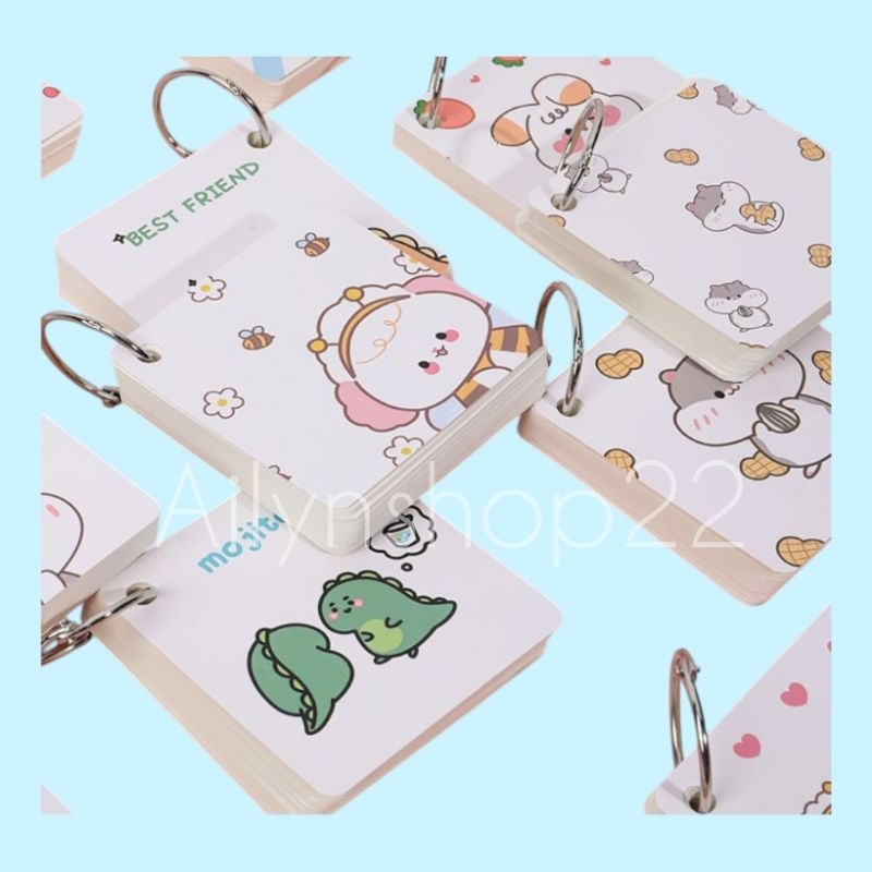 Jual Sticky Note Ring/Buku Mini Ring/Notebook Ring isi 80 lembar ...