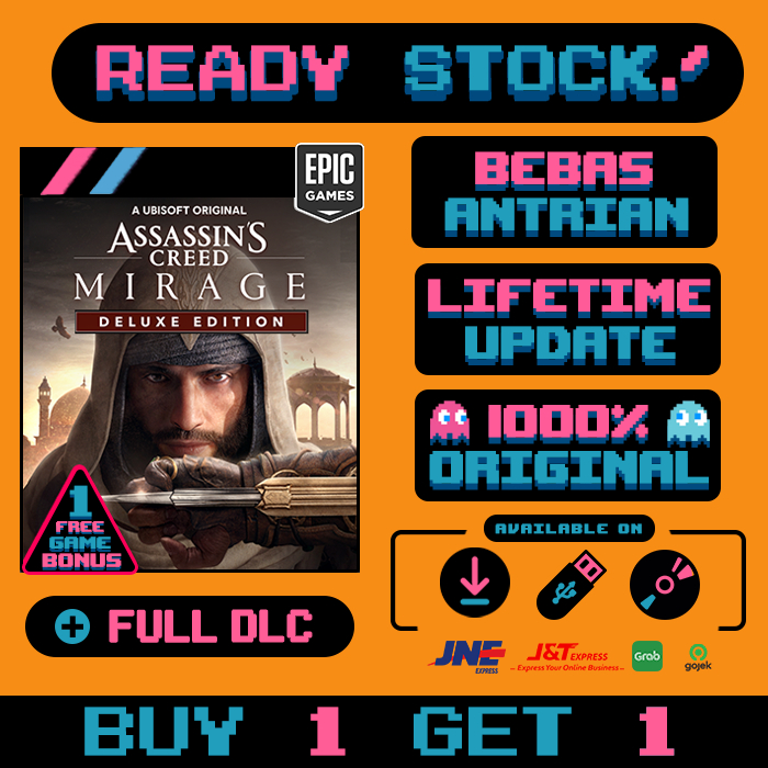 Jual Assassins Creed Mirage Deluxe Edition PC Original | Shopee Indonesia