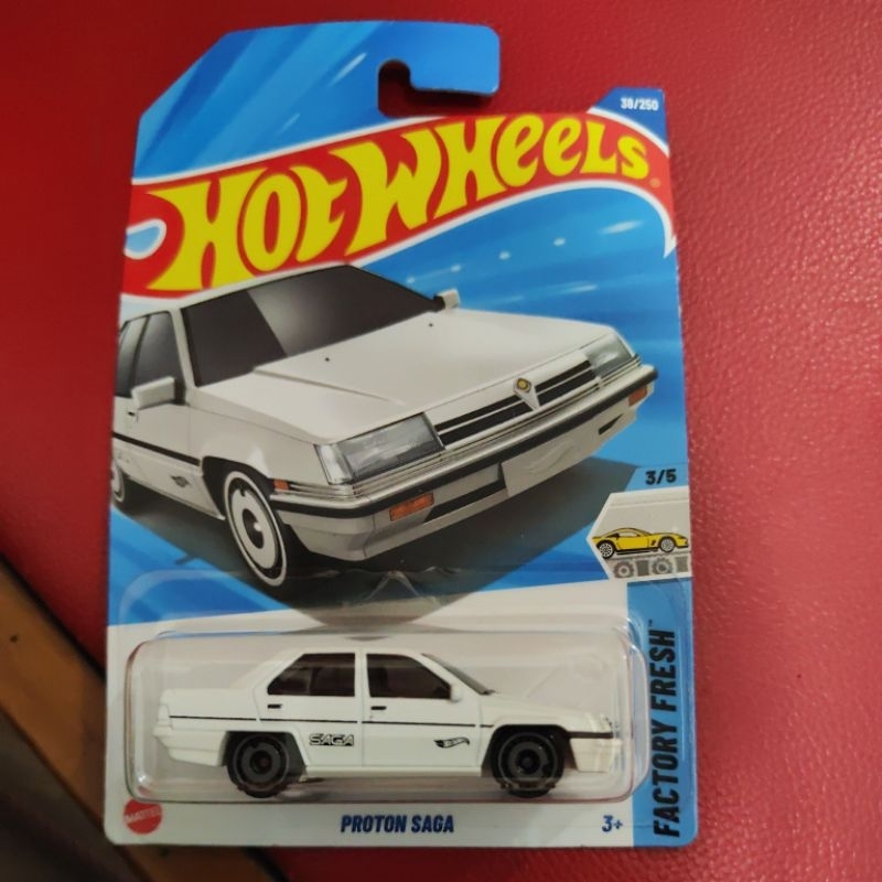 Jual HOT WHEELS PROTON SAGA PUTIH | Shopee Indonesia