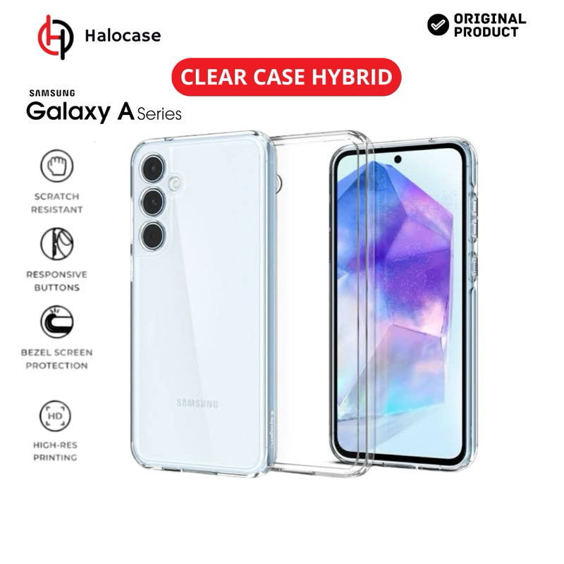 Jual Hybrid Case for Samsung Galaxy A16 A26 A36 A56 A15 A25 A35 A55 5G Anti Yellowing Clear ...