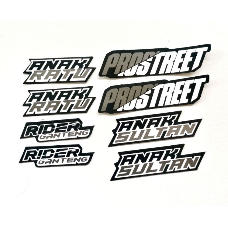 Jual stiker nama bisa semua merek motor | Shopee Indonesia