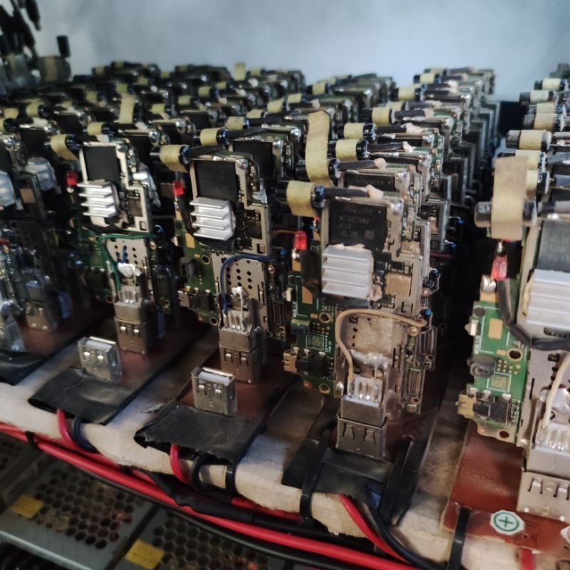 Jual Mesin Mining HP Redmi 4x ADB | PSU 5V 40A | Redmi 4X Rom Ori ...