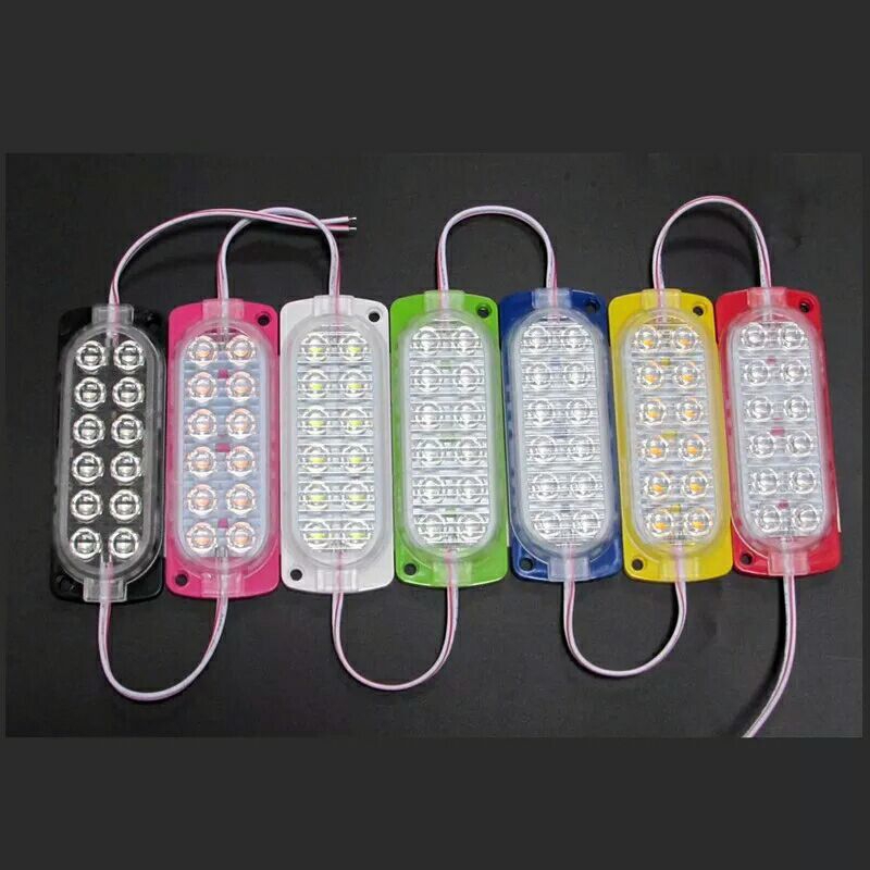Jual lampu led 12 mata dan 6 mata ultrasonic 12 dan 24 volt motor mobil ...