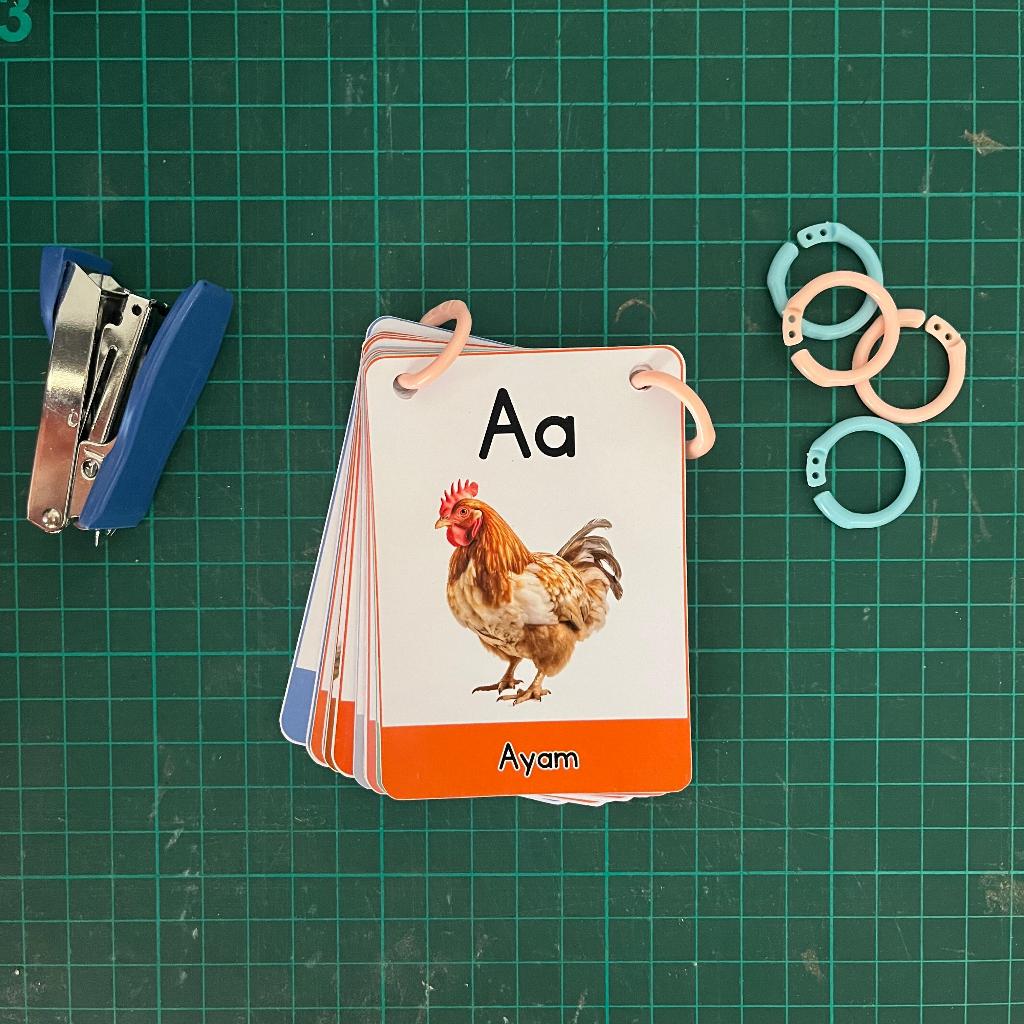 Jual Flash Card Huruf Alphabet Nama Binatang | Mainan Edukasi Anak ...